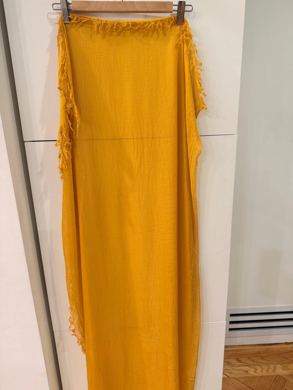 Accessories | Mustard Yellow Lightweight Oversized Fringe Scarf Wrap ...